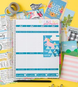 Printable Weight Loss Vision Board Template - Carrie Elle