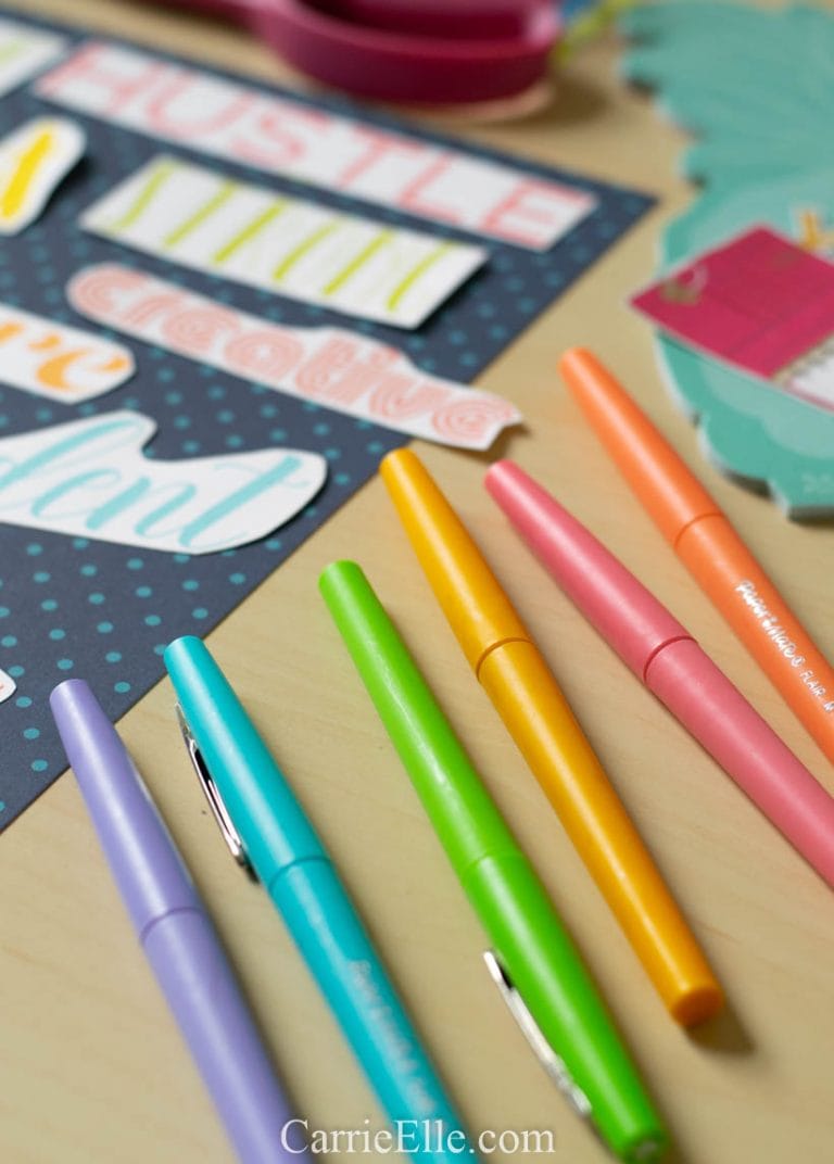 Printable Vision Board Words in Pretty Fonts (also make great Planner ...