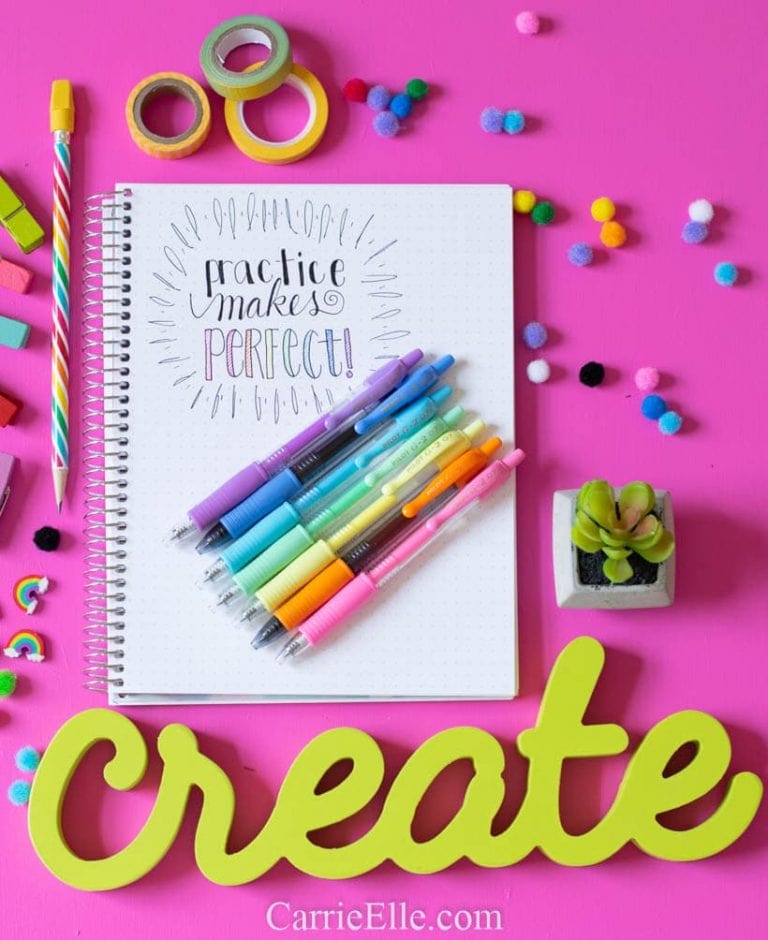 Easy Hand Lettering for Planners - Carrie Elle