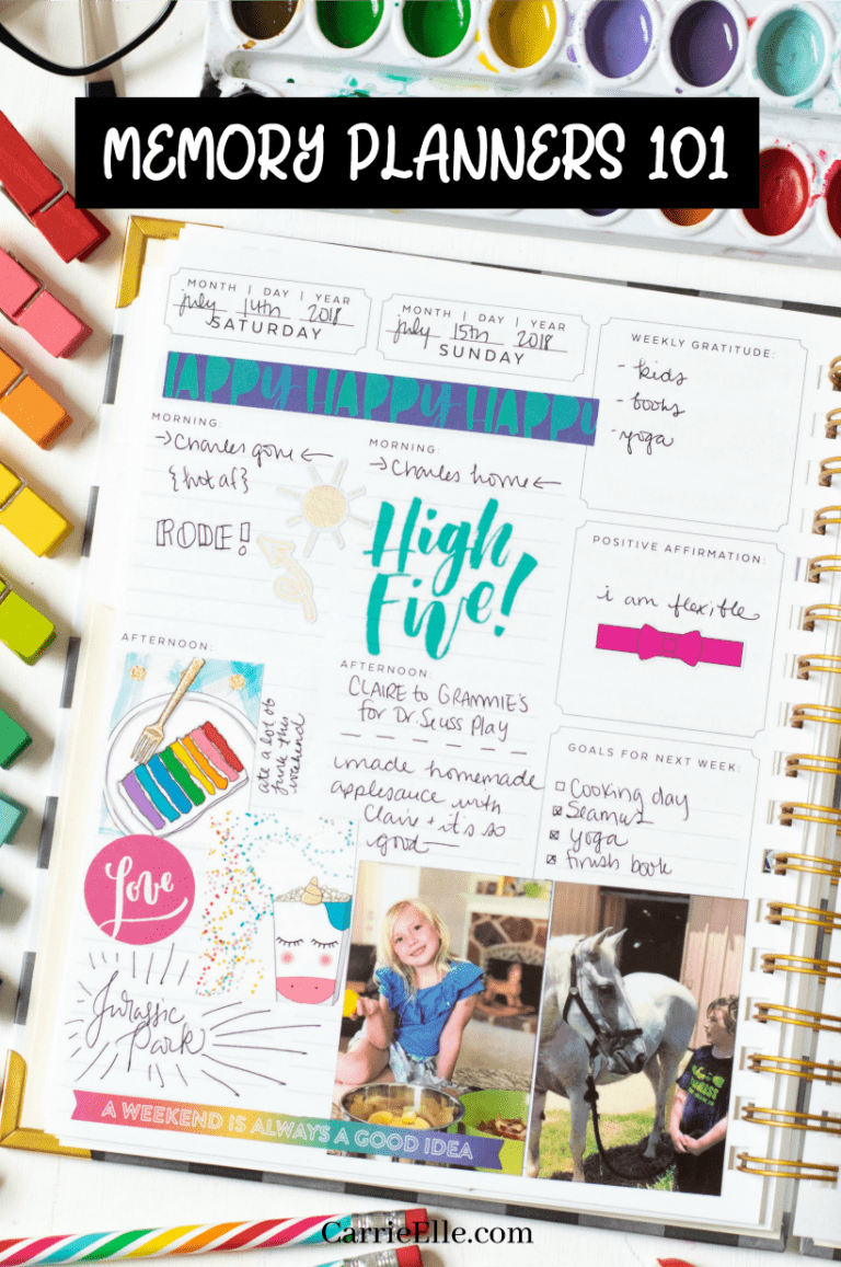 What is a Memory Planner? - Carrie Elle