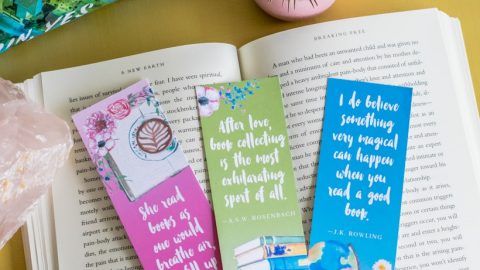 Printable Book Lover Bookmarks - Carrie Elle