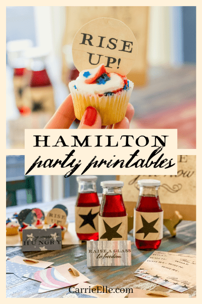 Hamilton Party Printables - Carrie Elle