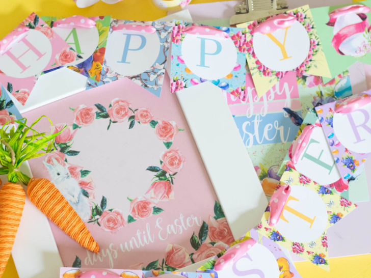 Printable Easter Decorations and Countdown - Carrie Elle