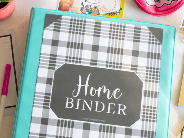 Free Printable Home Binder with 40+ Pages of Home Organization Tools ...