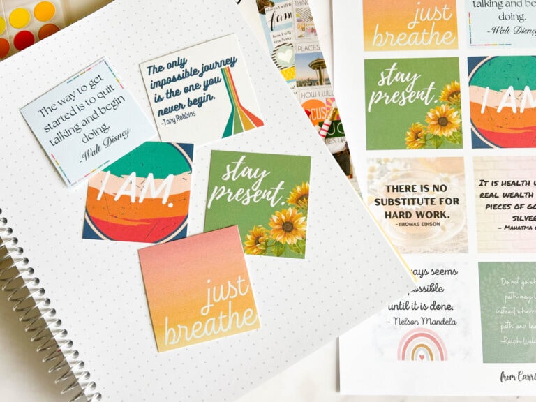 Change Your Life with These Free Vision Board Printables - Carrie Elle