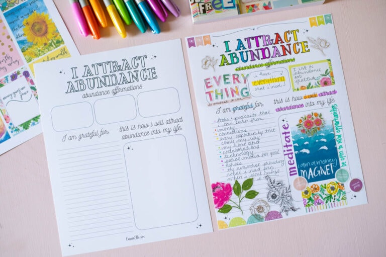 Change Your Life with These Free Vision Board Printables - Carrie Elle